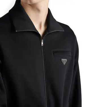 Prada Technical Cotton Blouson Jacket