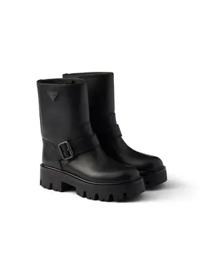 Prada Logo Boots