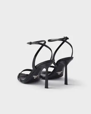 Prada Brushed Leather Sandals