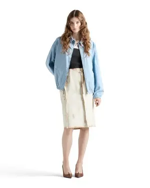 Prada Cashmere And Wool Top - Grey