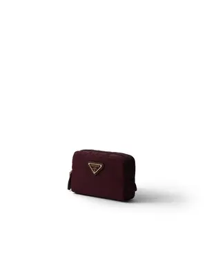 Prada Micro Re-nylon Pouch - Red