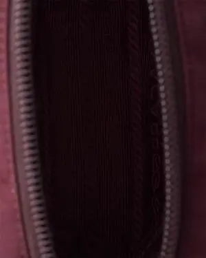 Prada Micro Re-nylon Pouch - Red