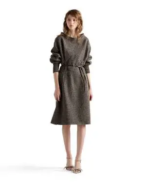 Prada Mouliné Wool Dress