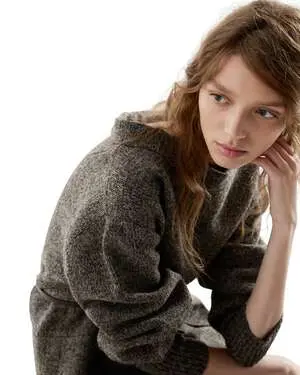 Prada Mouliné Wool Dress