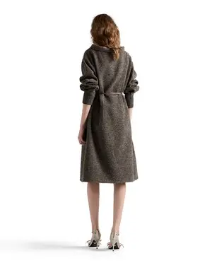 Prada Mouliné Wool Dress