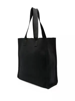 MSGM Logo-embroidered Medium Tote - Black