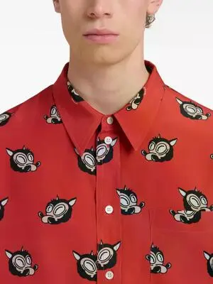 Marni Wolves-print Shirt