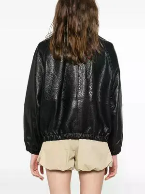 Sandro Textured-leather Jacket