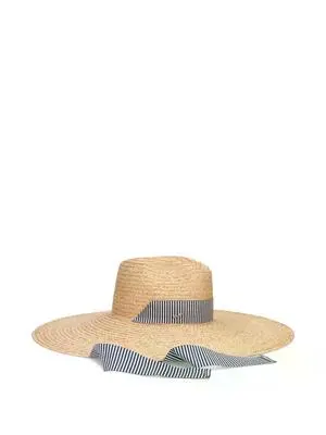 Borsalino Ivana Stripe-pattern Hat