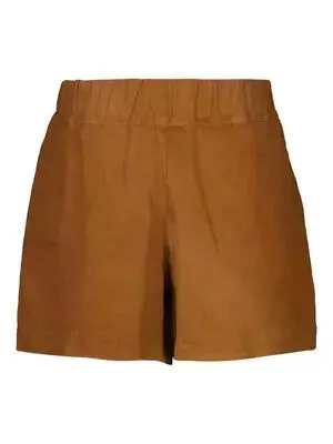 120% Lino Button Detailed Bottoms For Women