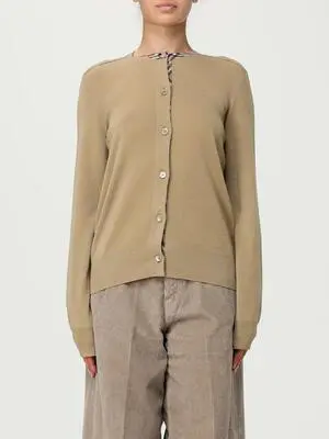 Burberry Round Neck Button-up Sweater