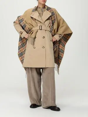 Burberry Round Neck Button-up Sweater