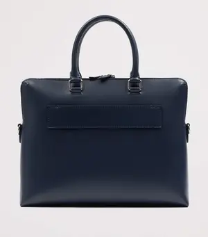 SWAINE Leather Piccadilly Briefcase