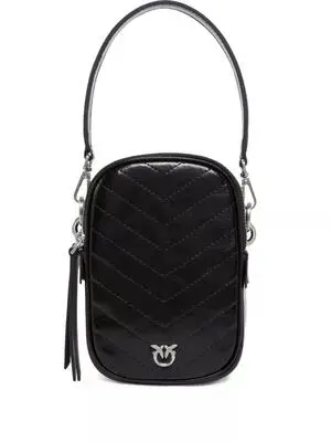 Pinko Chevron-quilted Leather Mini Bag