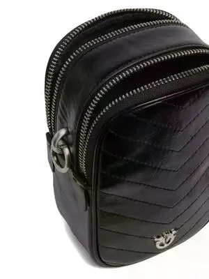 Pinko Chevron-quilted Leather Mini Bag