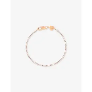 ASTRID & MIYU Tennis Bracelet - 18ctrgplatedbrass