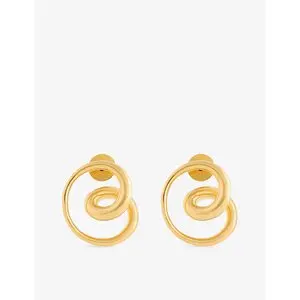 MISHO Baby Mismatched Hoop Earrings - Gold