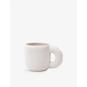 HOME STUDYO Gaston Ceramic Mug 10cm - Bone Gloss
