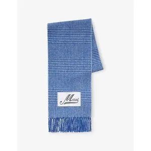 Marni Checked Wool-blend Scarf - Chb50