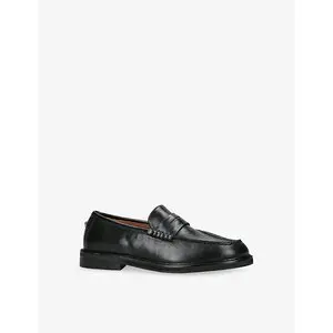 Steve Madden Madison Leather Loafers - Black