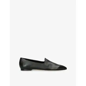 AeydĒ Vanna Leather Loafers - Black