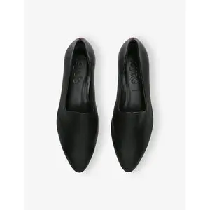 AeydĒ Vanna Leather Loafers - Black