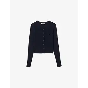 Sandro Fine Knit Cardigan
