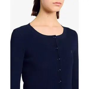 Sandro Fine Knit Cardigan