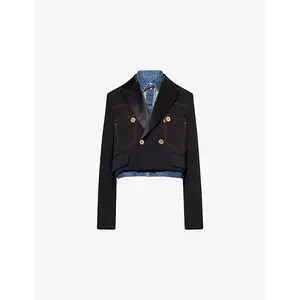 Sacai Pointed Collar Jackets For Women