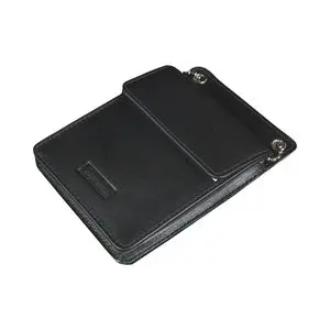 Supreme Leather Id Holder And Wallet - Black