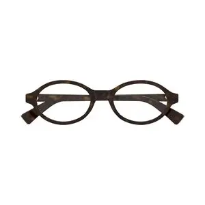 Bottega Veneta Oval Frame Glasses - Brown