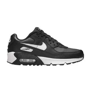 Nike Air Max 90 Leather Sneakers - Black