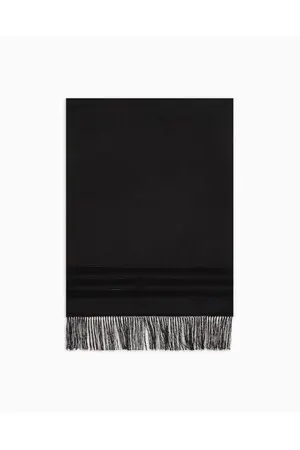 Giorgio Armani Silk Georgette Stole - Black