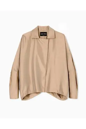 Giorgio Armani Silk Satin Blouson