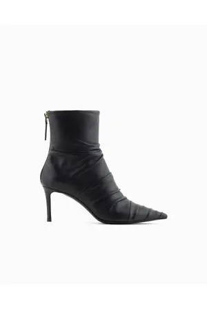 Giorgio Armani Nappa Leather Ankle Boots