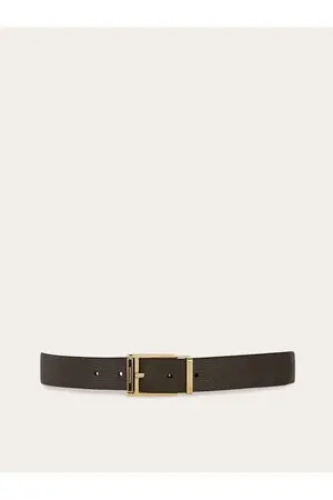 FERRAGAMO Reversible And Adjustable Belt Gold