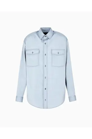 GIORGIO ARMANI Silk Canvas Shirt