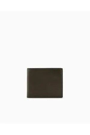Giorgio Armani Nappa-leather Bifold Wallet - Green