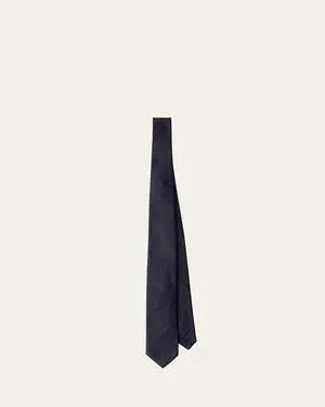 Prada Regimental Stripe Silk Tie - Bleu