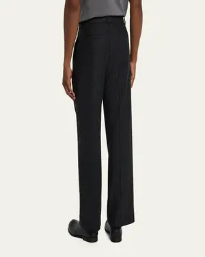 FRAME Pinstripe Wide-leg Trousers