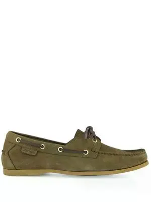 TOM FORD Robin Boat Shoes - Green