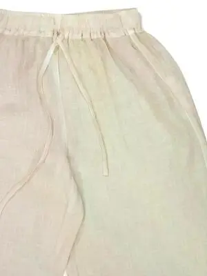 120% Lino Drawstring Linen Trousers
