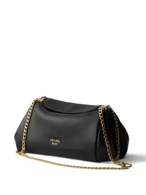 Prada Small Tumulte Shoulder Bag - Black