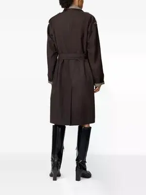 TOD'S 2-in-1 Belted Trench Coat