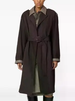TOD'S 2-in-1 Belted Trench Coat