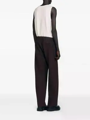 Sandro Elastic-waist Pleated Trousers - Brown