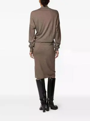 TOD'S Polo-neck Knitted Dress