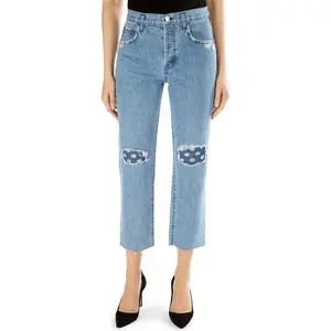 J Brand Wynne High-waist Straight-leg Jeans - Ambitious Destruct
