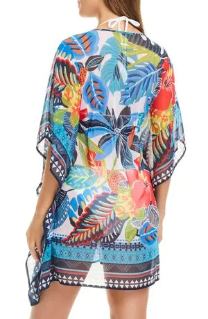 BLEU BY ROD BEATTIE Floral Cover-up Caftan - Blue Multi