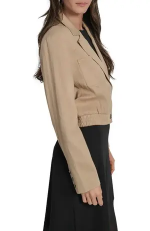 Dkny Relaxed Cropped Blazer
